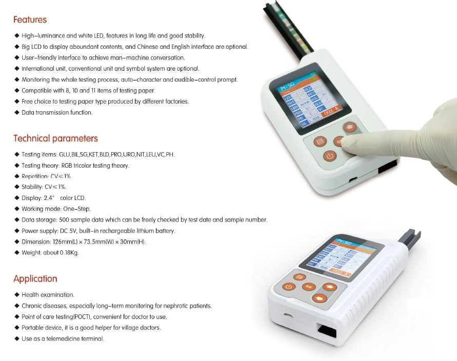 Easy to Use Urine Analyzer MS-U401 - SoyMed